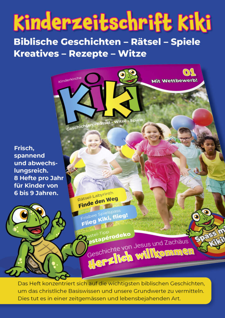 A5-Flyer Kinderzeitschrift Kiki